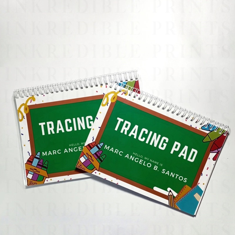 PERSONALIZED TRACING PAD | Inkredible Prints | Shopee Philippines