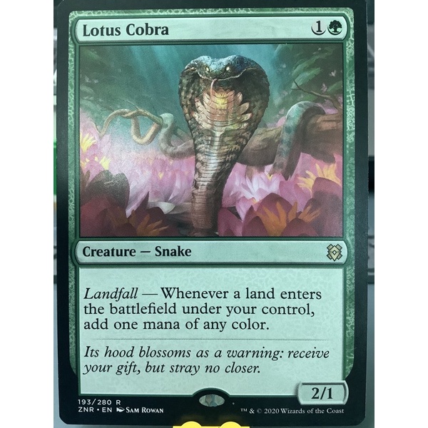 MAGIC: The Gathering - Lotus Cobra (Zendikar Rising) | Shopee Philippines