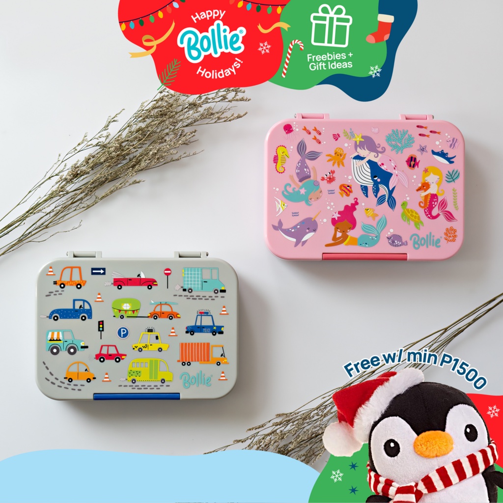[ONHAND] Bollie Baby Sammy Bento Lunch Box with 6 Compartments | Shopee ...
