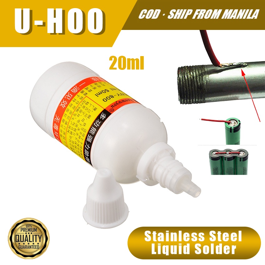 HWY-800 20mL Stainless Steel Liquid Flux Welding Solder Paste Flux ...