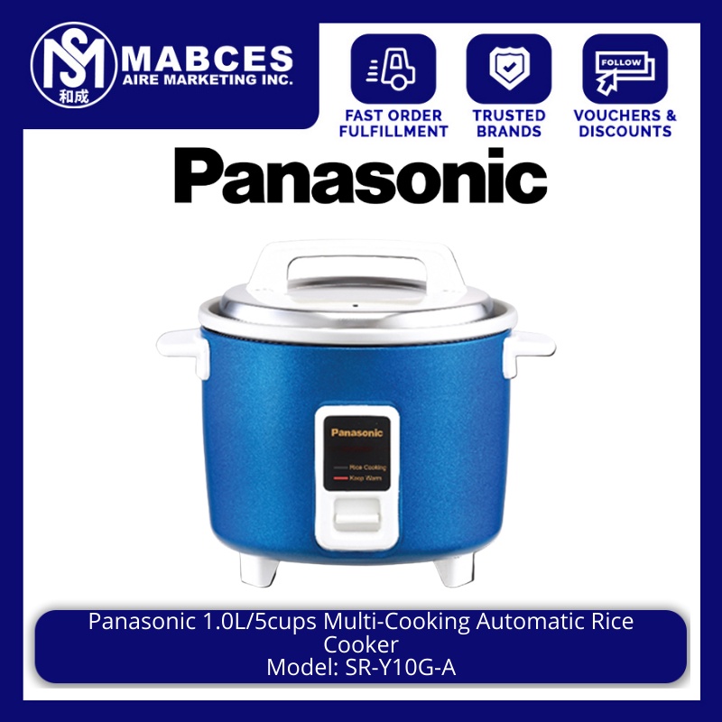 Panasonic 1.0L/5cups Multi-Cooking Automatic Rice Cooker SR-Y10G ...