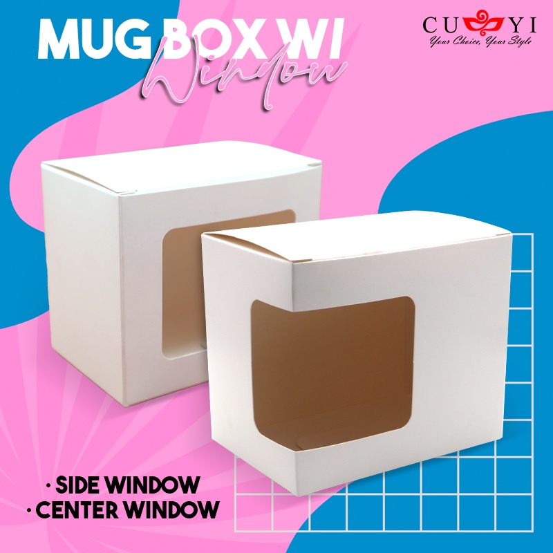 White Mug Box Thin (50 pcs per order ) | Shopee Philippines