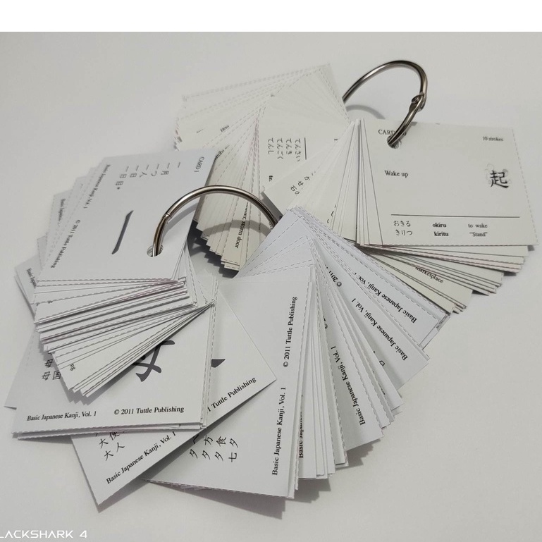 BASIC JAPANESE KANJI Vol. 1 FLASHCARDS | Shopee Philippines