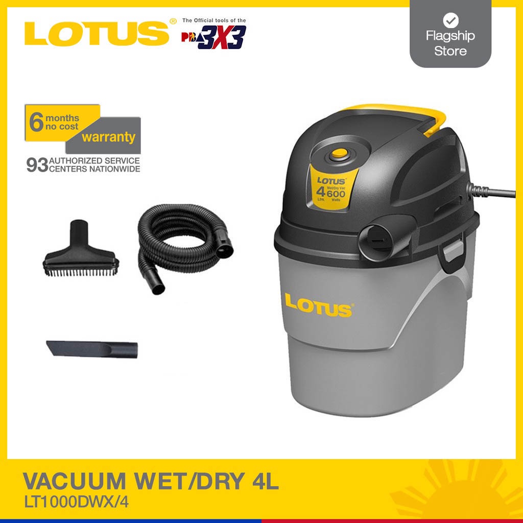 Lotus Vacuum Wet/Dry 4L LT1000DWX/4 - Vacuum Cleaner | Shopee Philippines