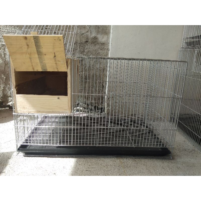 Single cage AC type gauge 14 size 15x15x24 with nestbox size 8x8x14.5 ...