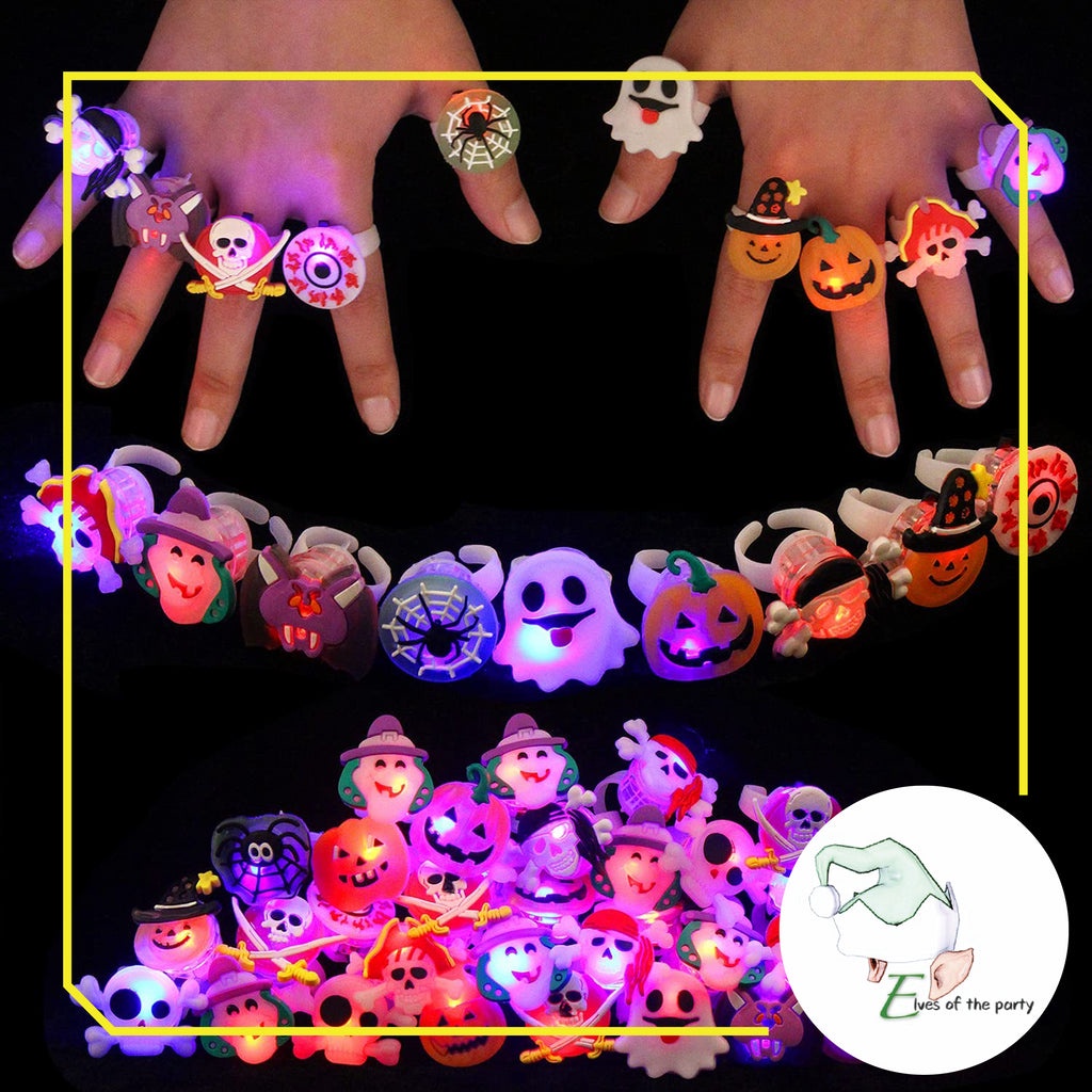 2pc Halloween LED Glow Ring | Shopee Philippines