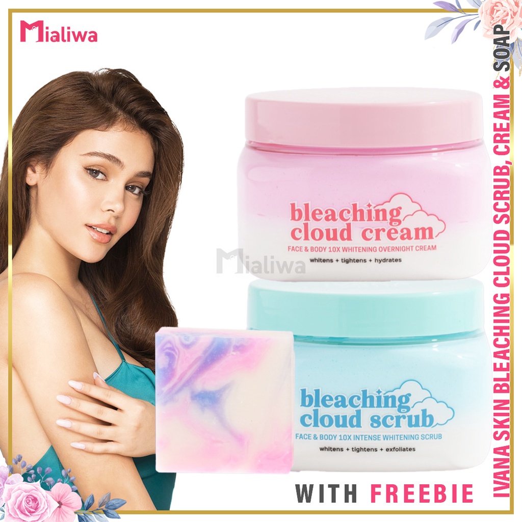Ivana Skin Bleaching Cloud Scrub Cream Soap Pampaputi, Beauty Skin Care ...