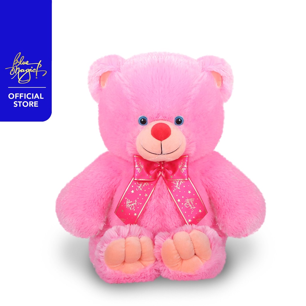 Blue Magic Little Lui Medium Pink Bear Stuffed Toy | Shopee Philippines