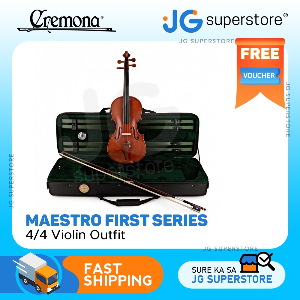 Cremona SV-1240 Maestro First Series 4/4 Violin Outfit with Solid ...