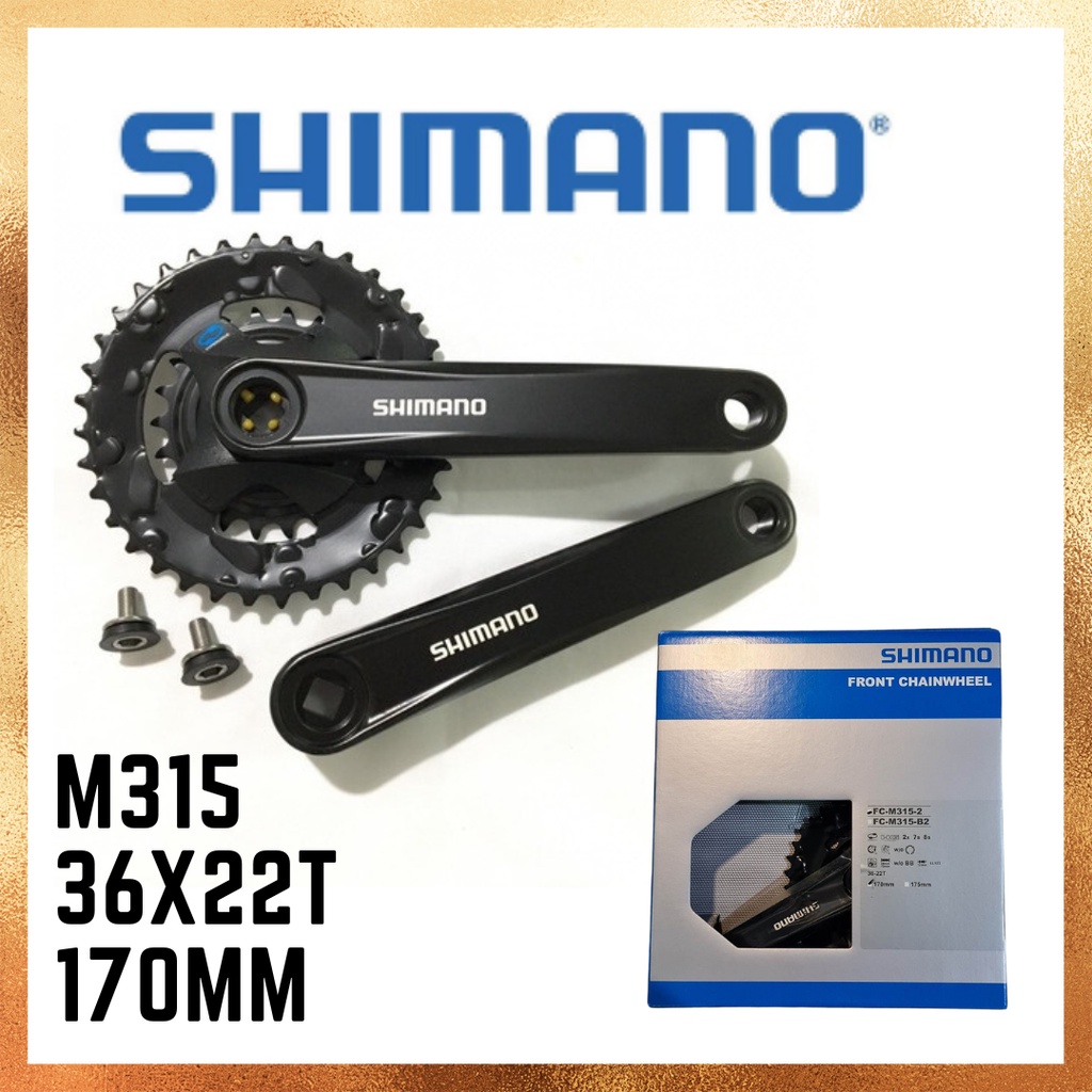 Crank Shimano Altus FC- M315 -2 Squre Taper | Shopee Philippines