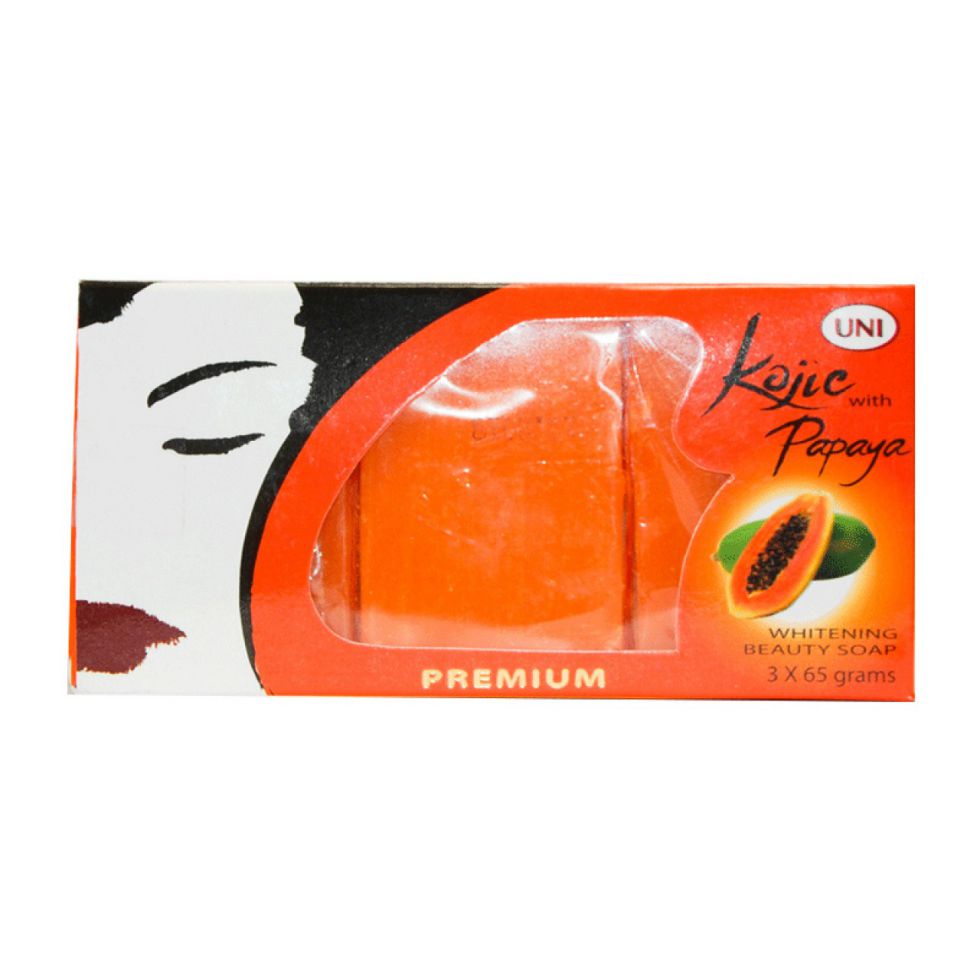 Uni Kojic Soap Premium 3s With Papaya 65g | Shopee Philippines