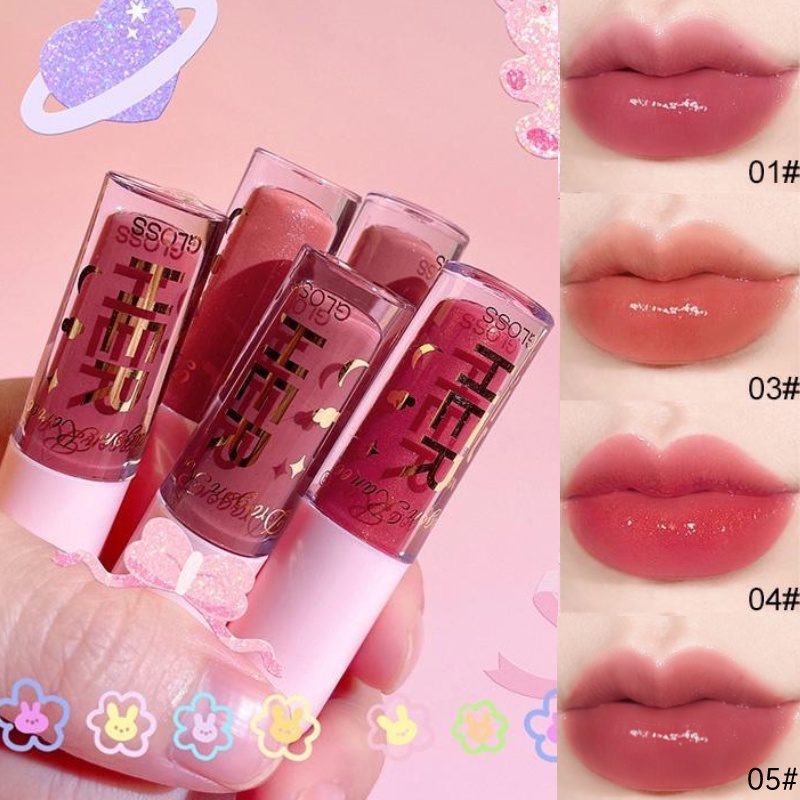 HER Lip gloss Long Lasting Waterproof Lip Tint Plumping Lip Gloss Soft ...