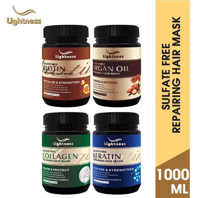 LIGHTNESS SULFATE FREE BIOTIN, ARGAN OIL, COLLAGEN AND KERATIN ...