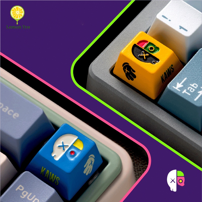 [In stco] cherry profile metal personalised keycapsESC customised ...