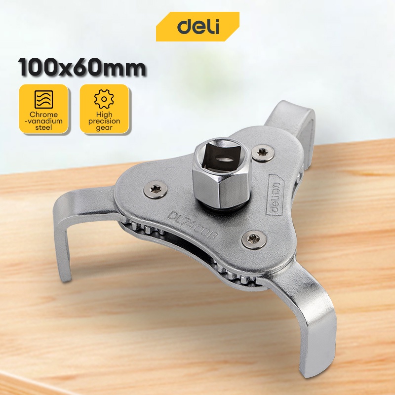 Deli 55-116mm Three-Claw Filter Removal Tool Three Jaw Oil Filter ...