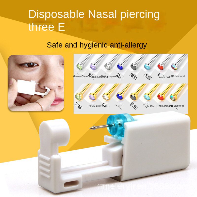 Professional Manual Disposable Safe Nose Piercing Tool Handy | Shopee ...