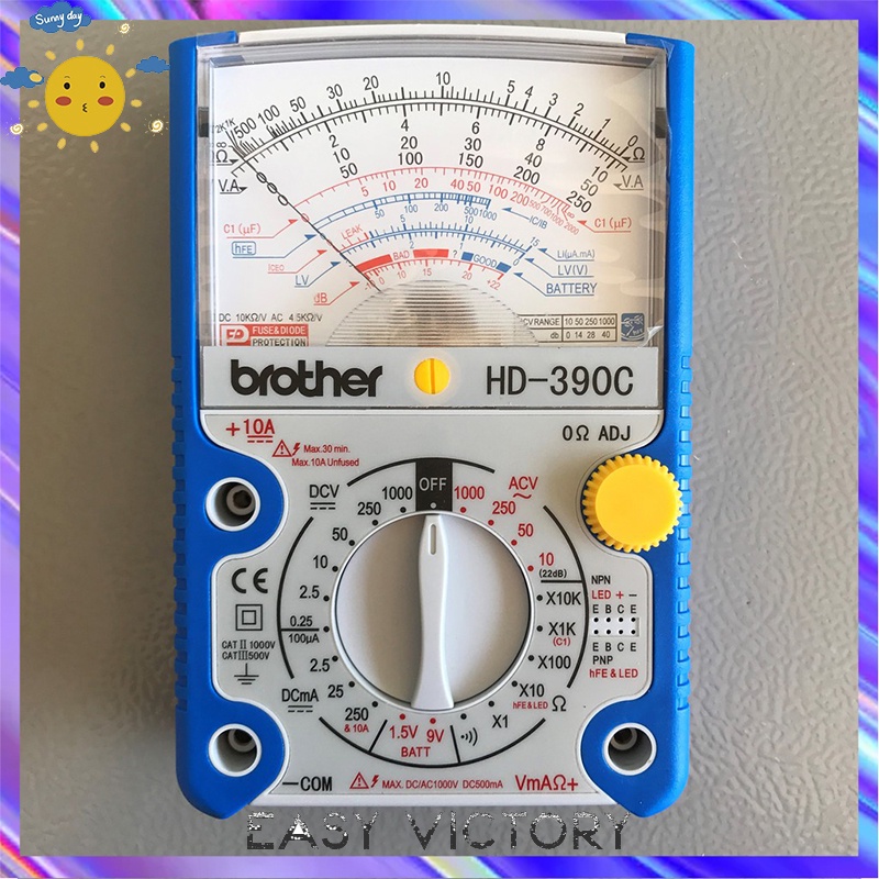 Brother Tester HD-390C Analog Multimeter Analog tester Multitester ...