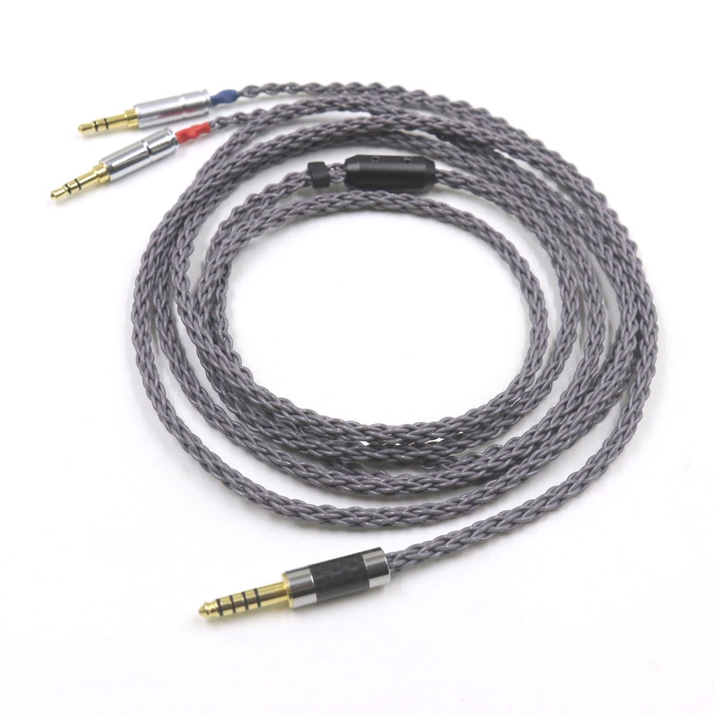 8 Cores 4.4mm 4 pin Xlr 2.5mm Headphone Earphone Cable For 3.5 Hifiman ...
