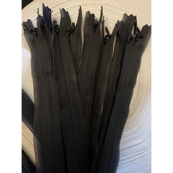 YKK MAGIC/ INVISIBLE BLACK ZIPPER (QUALITY) | Shopee Philippines