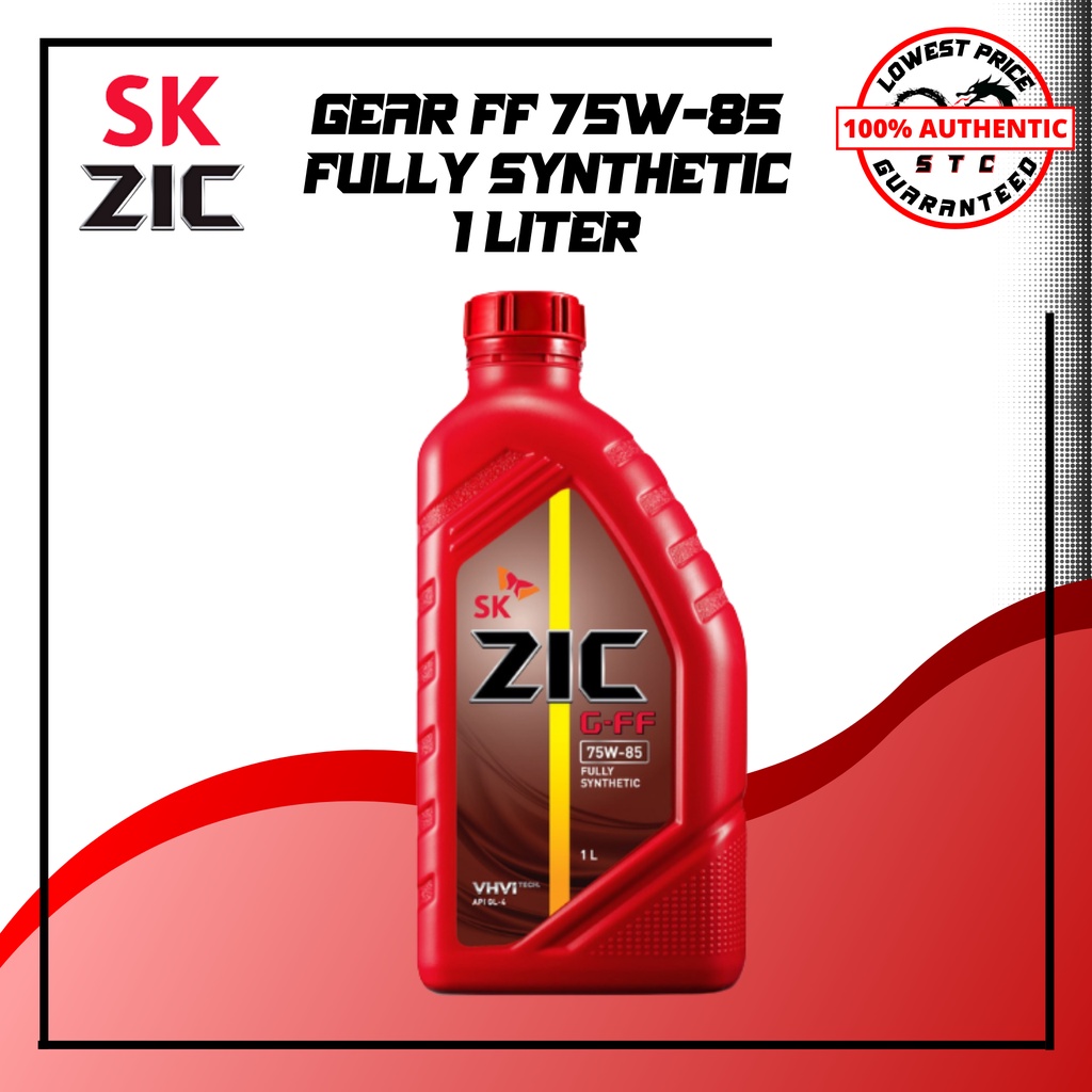 ZIC GEAR FF 75W-85 FULLY SYNTHETIC 1 Liter | Shopee Philippines
