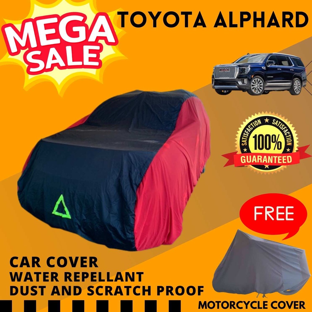 TOYOTA ALPHARD HIGH QUALITY COVER *WATER REPELLANT DUST AND SCRATCH ...
