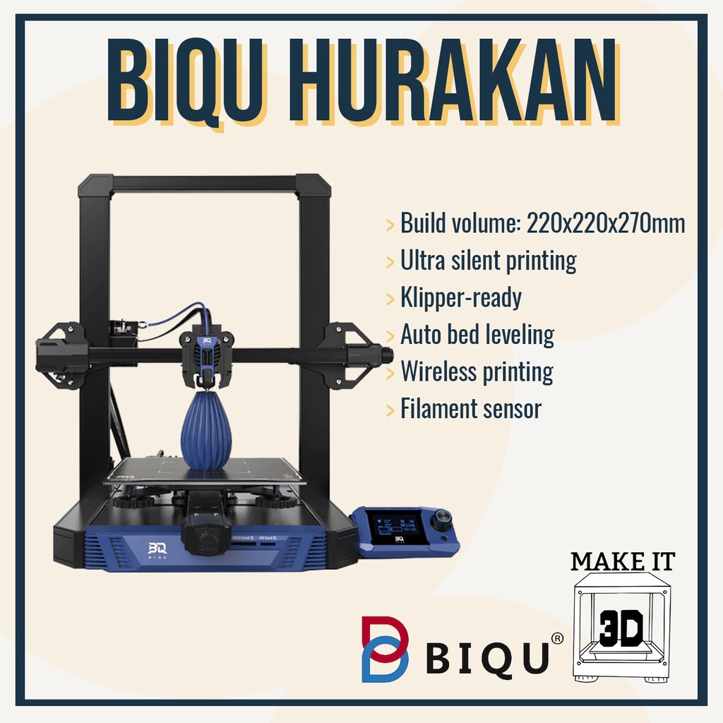 Biqu Hurakan - Klipper ready 3D Printer | Shopee Philippines