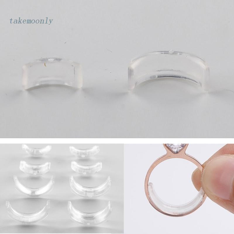 TAK 8Pieces/Set Clear Invisible Ring Guard Spring Telephone Line ...