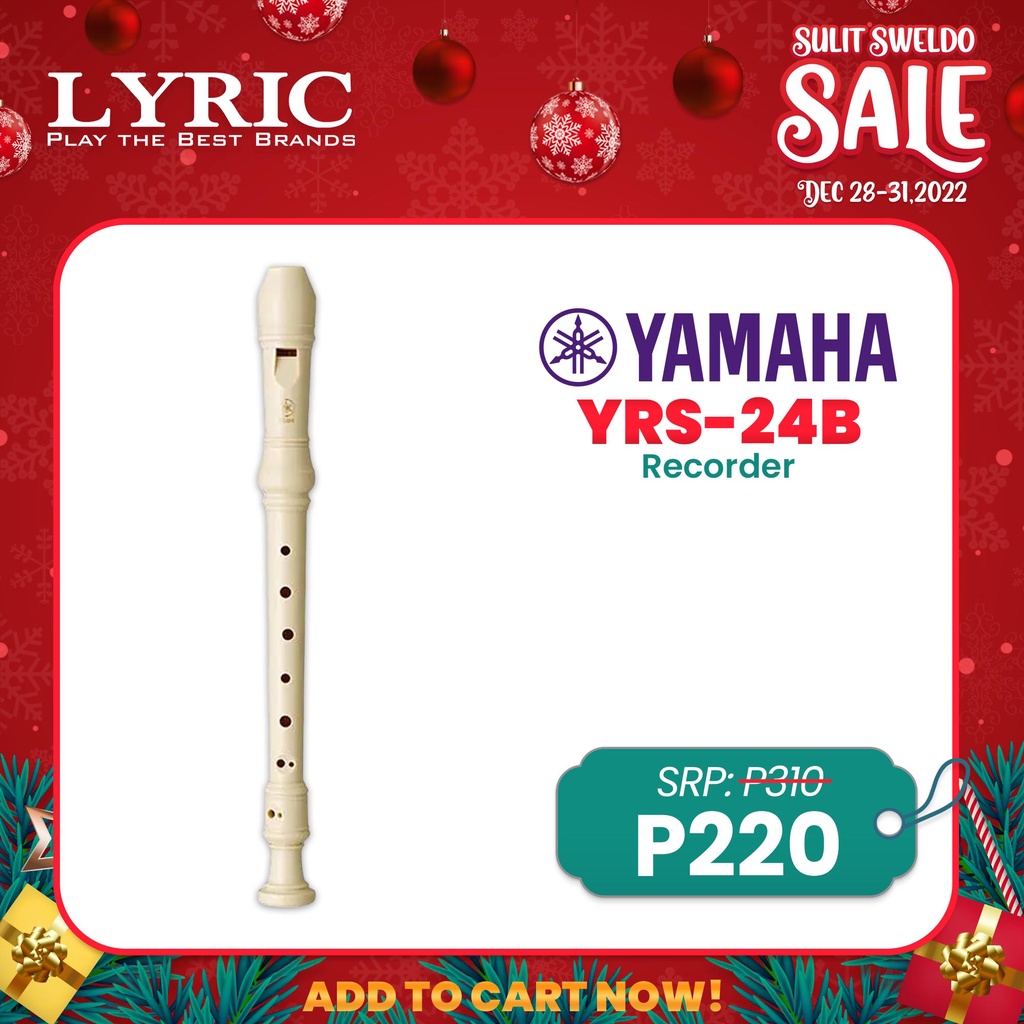 Yamaha YRS-24B Soprano Recorder | Shopee Philippines