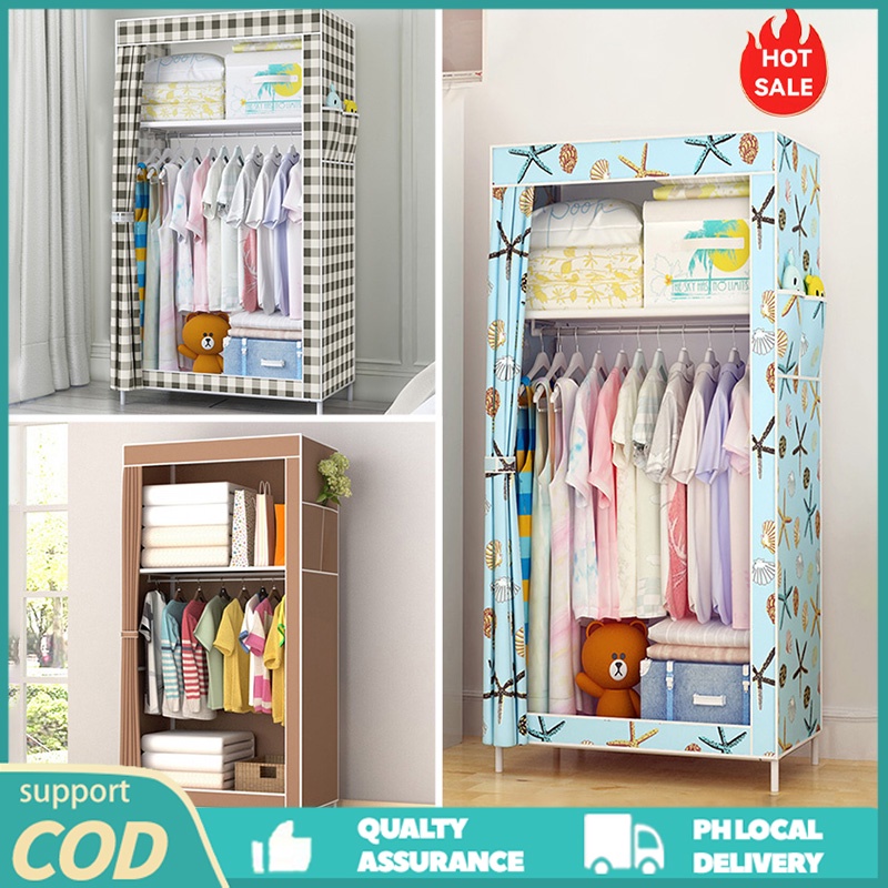 Non-woven Wardrobe Clothes Storage Cabinet Multifunctional Wardrobe ...