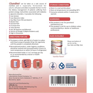 Glucobest Chocolate Flavor 800g Can Adult Nutritional Milk Powder Drink ...