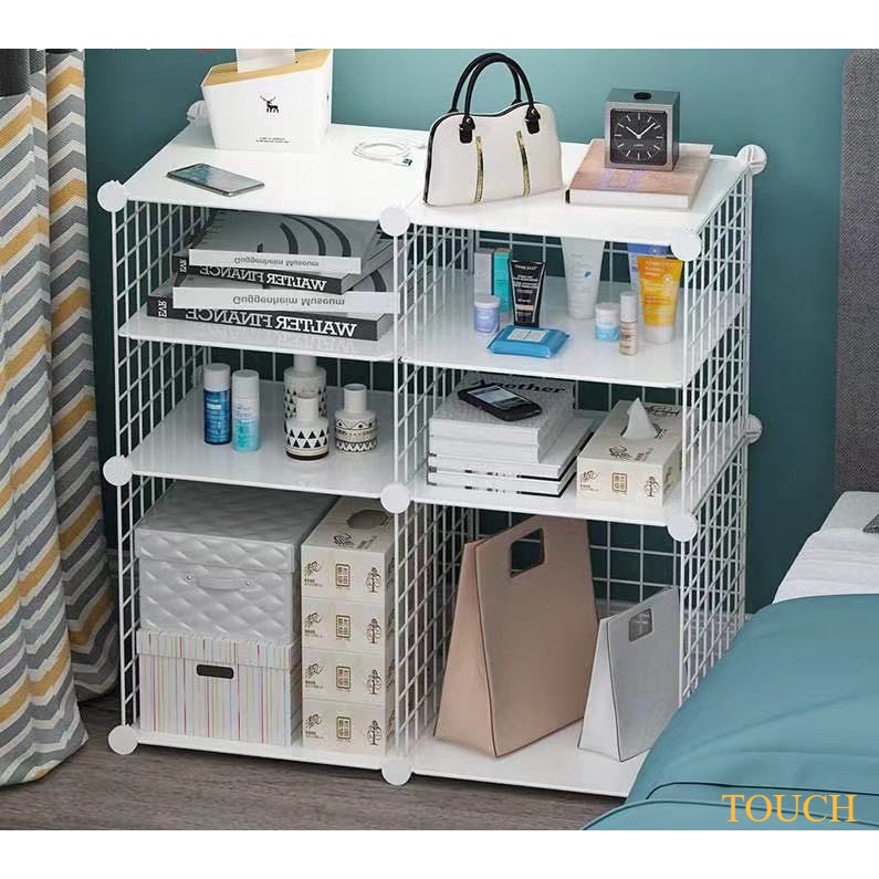 6 Cubes Bedroom wire storage organizer | Shopee Philippines