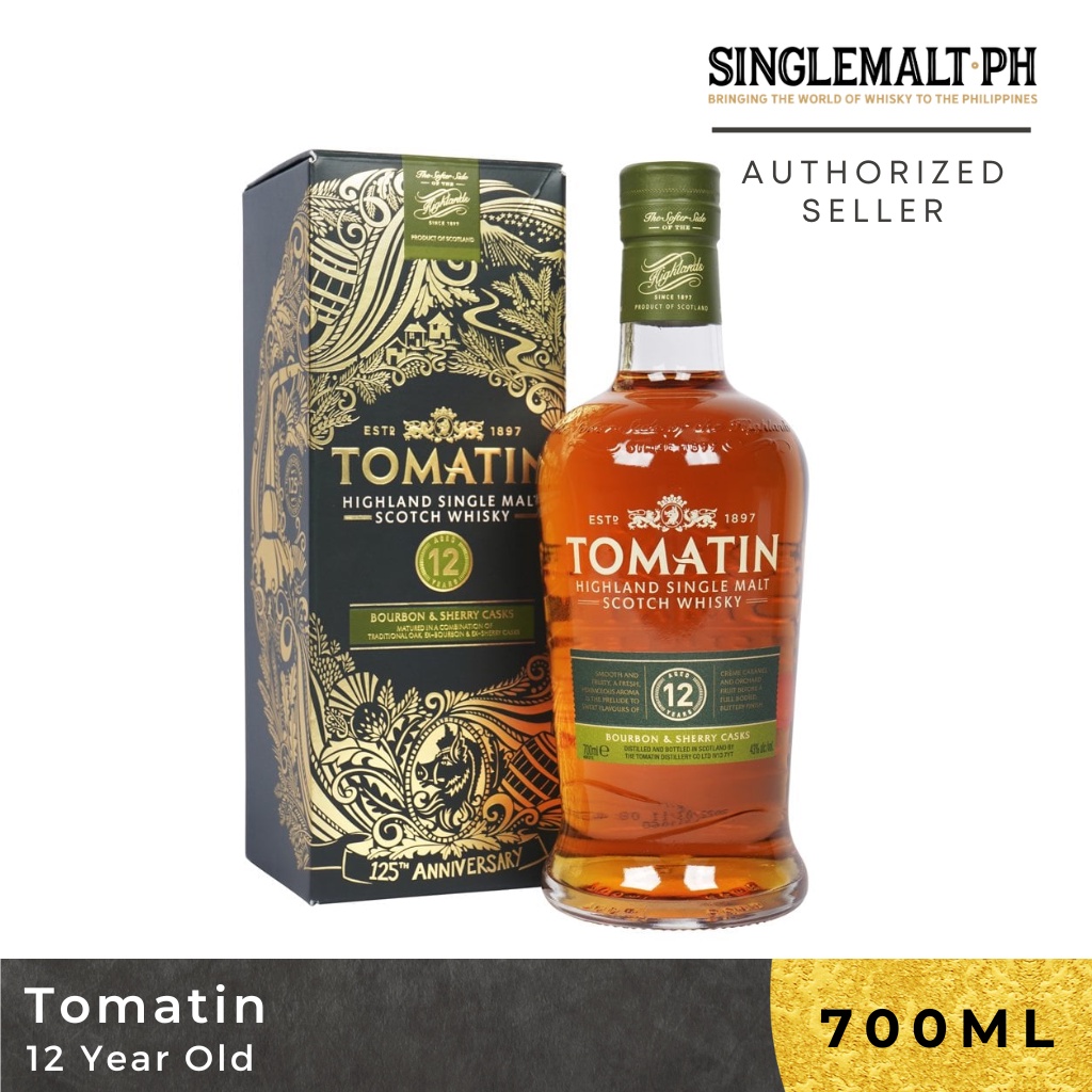 Tomatin 12 Year Old Single Malt Scotch Whisky 70cl | Shopee Philippines