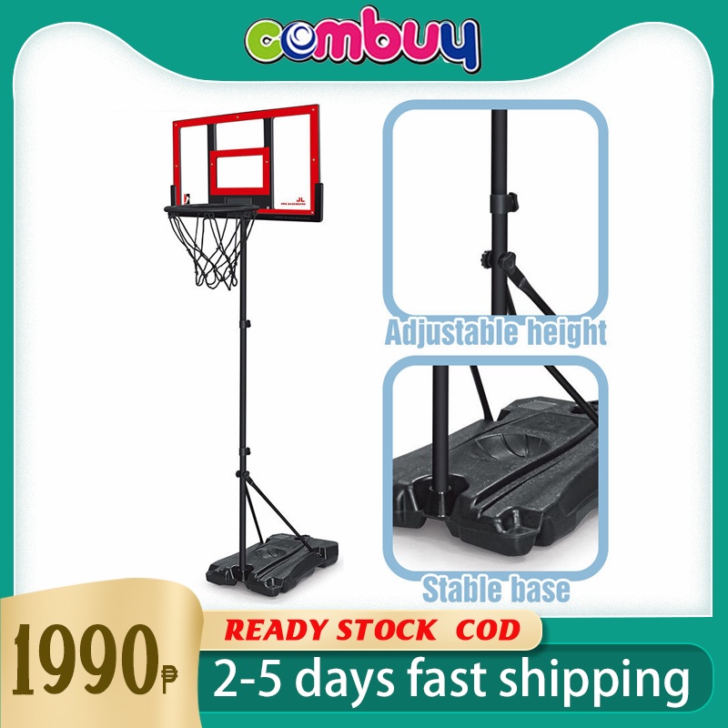 5.4/6.7ft basketball ring for kids portable adjustable height mini ...