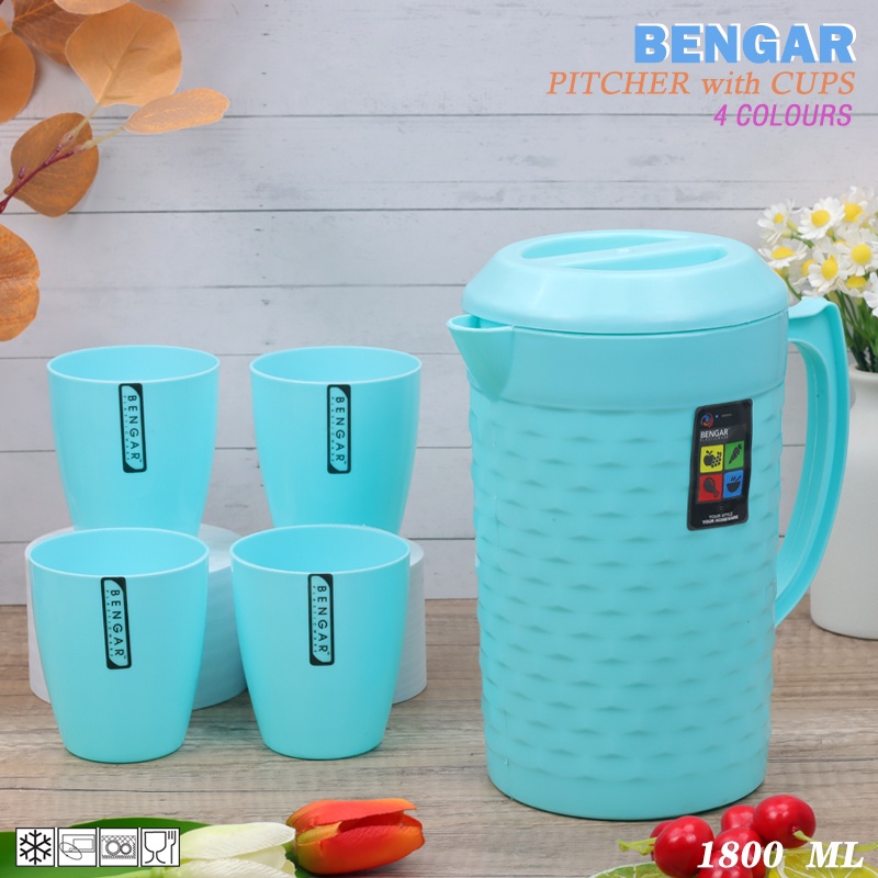 pitcher with baso baso pitcher with glass set pitchell plastic set sale ...