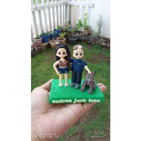 Couple chibi standees with pet | Shopee Philippines