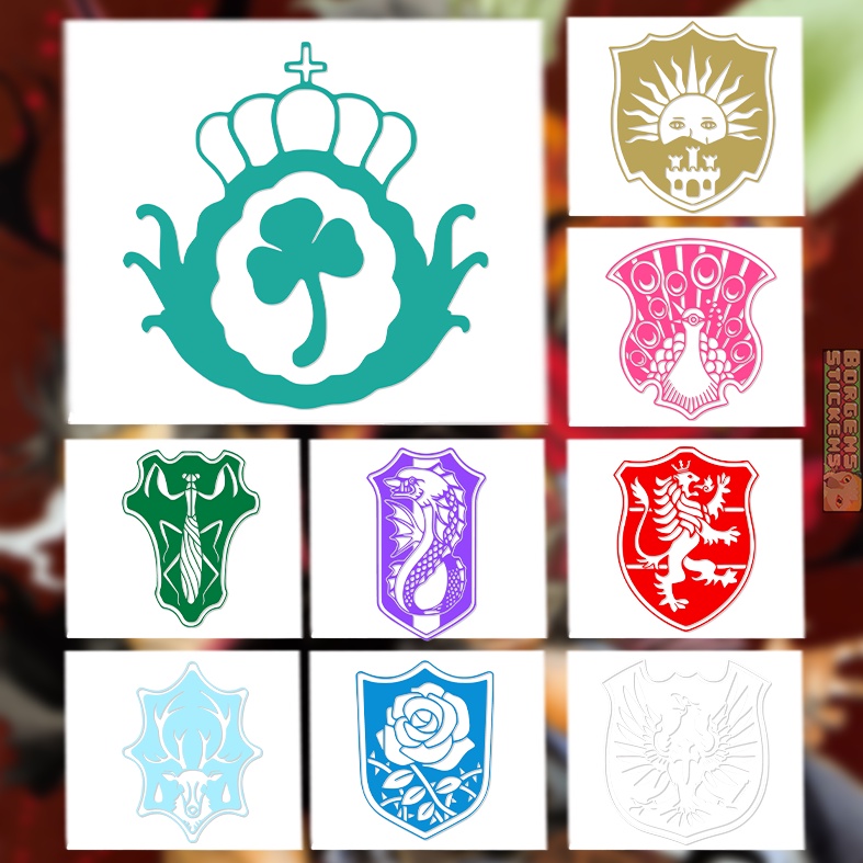 [DECAL] Black Clover Magic Knights Insignia Vinyl Sticker for OUTDOOR ...
