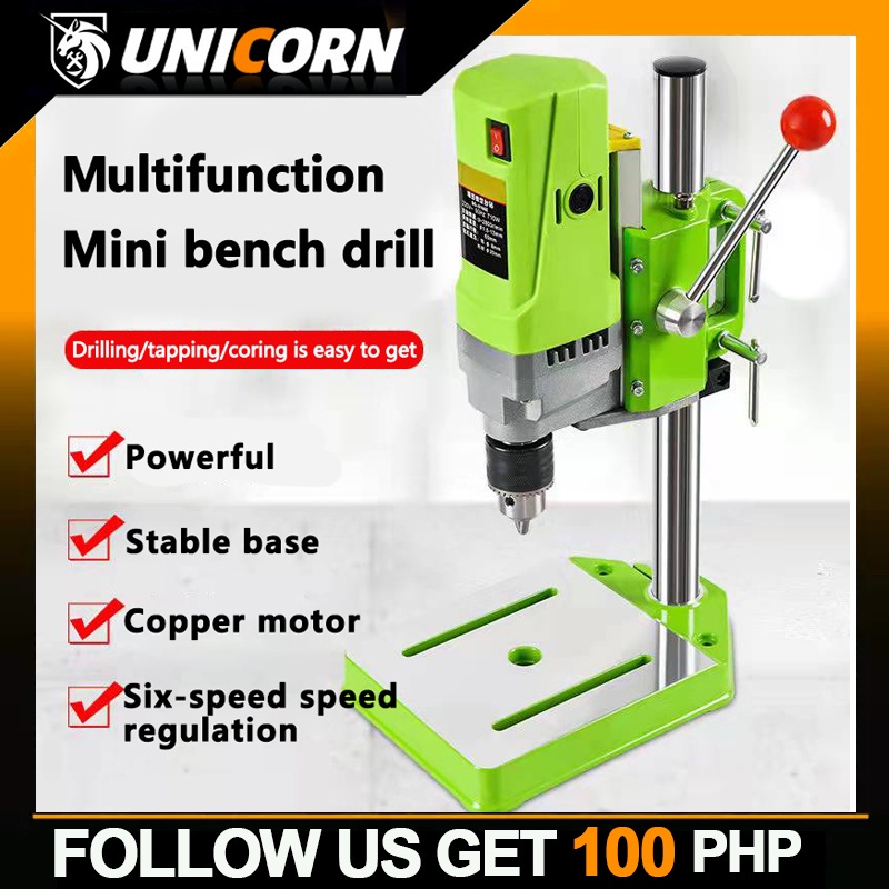 220V 710W Mini Drill Press Table Workbench Compact Drill Wood Drilling ...