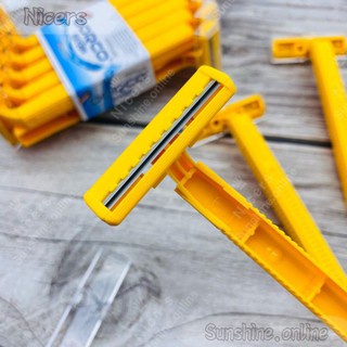 10pcs/pack original Dorco Yellow Razor Twin Blade Disposable TD708N ...