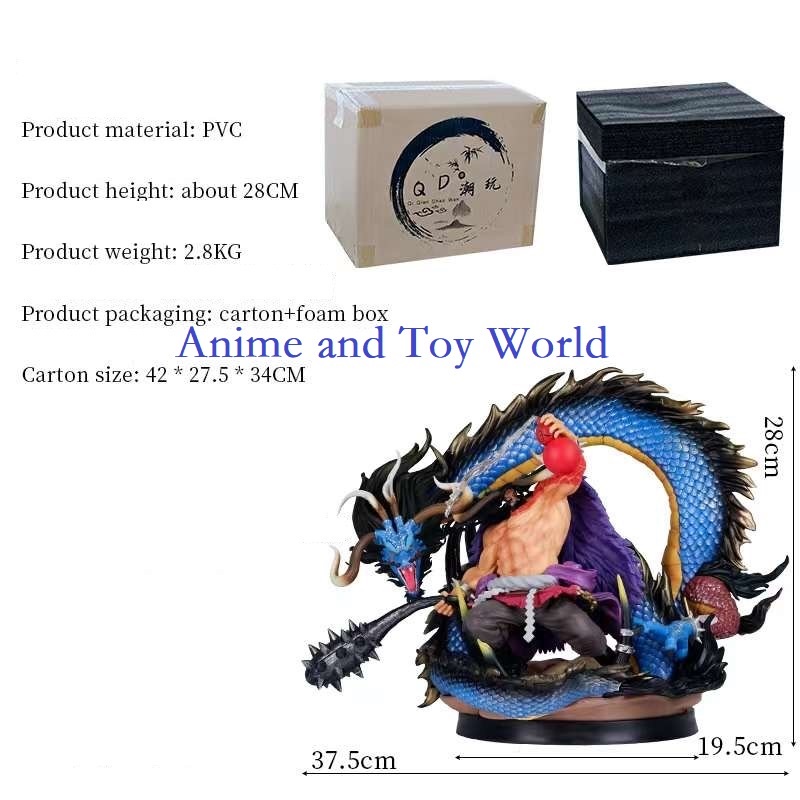 One Piece Kaido Giant Dragon Kaido K.O Collectible Action Figure ...