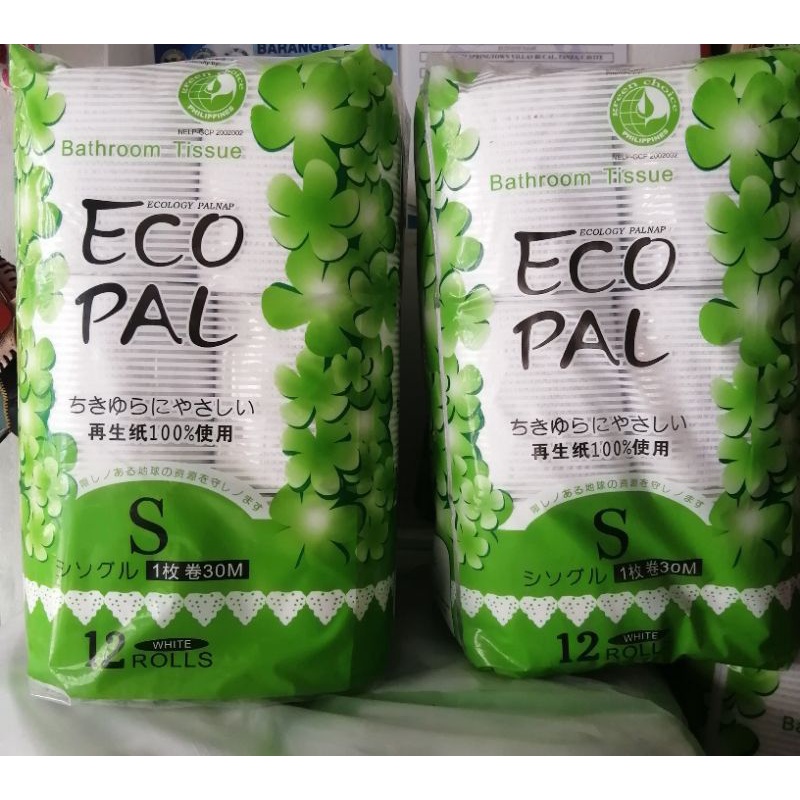 ECOPAL BATHROOM TISSUE 12 ROLLS PER PACK | Shopee Philippines