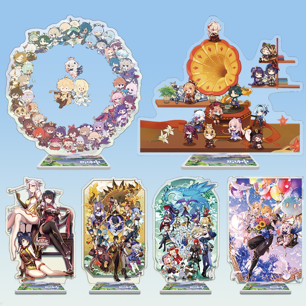 [New Arrival] Genshin Impact Stand Acrylic Large Multi-Role Anime ...