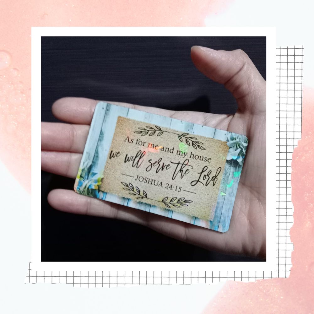 Customized Personalized Ref Magnet Atm Size for Birthday, Baptism ...