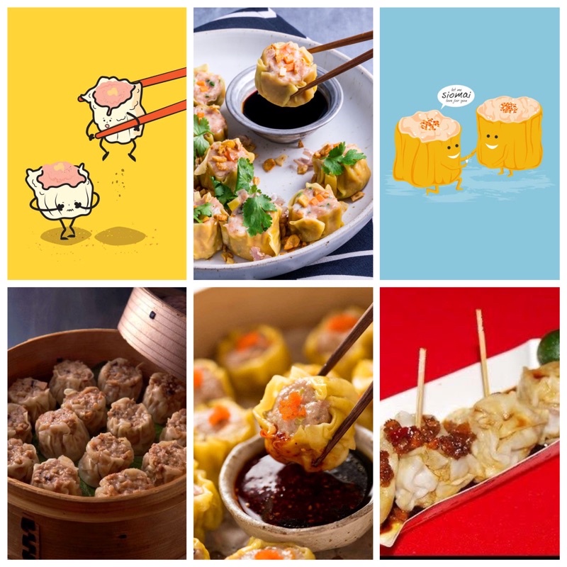 SIOMAI Food Theme Wall Decor A4 Size Laminated | Shopee Philippines