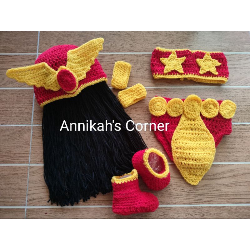 Crochet Darna inspired costume;cute for your little one.. | Shopee ...