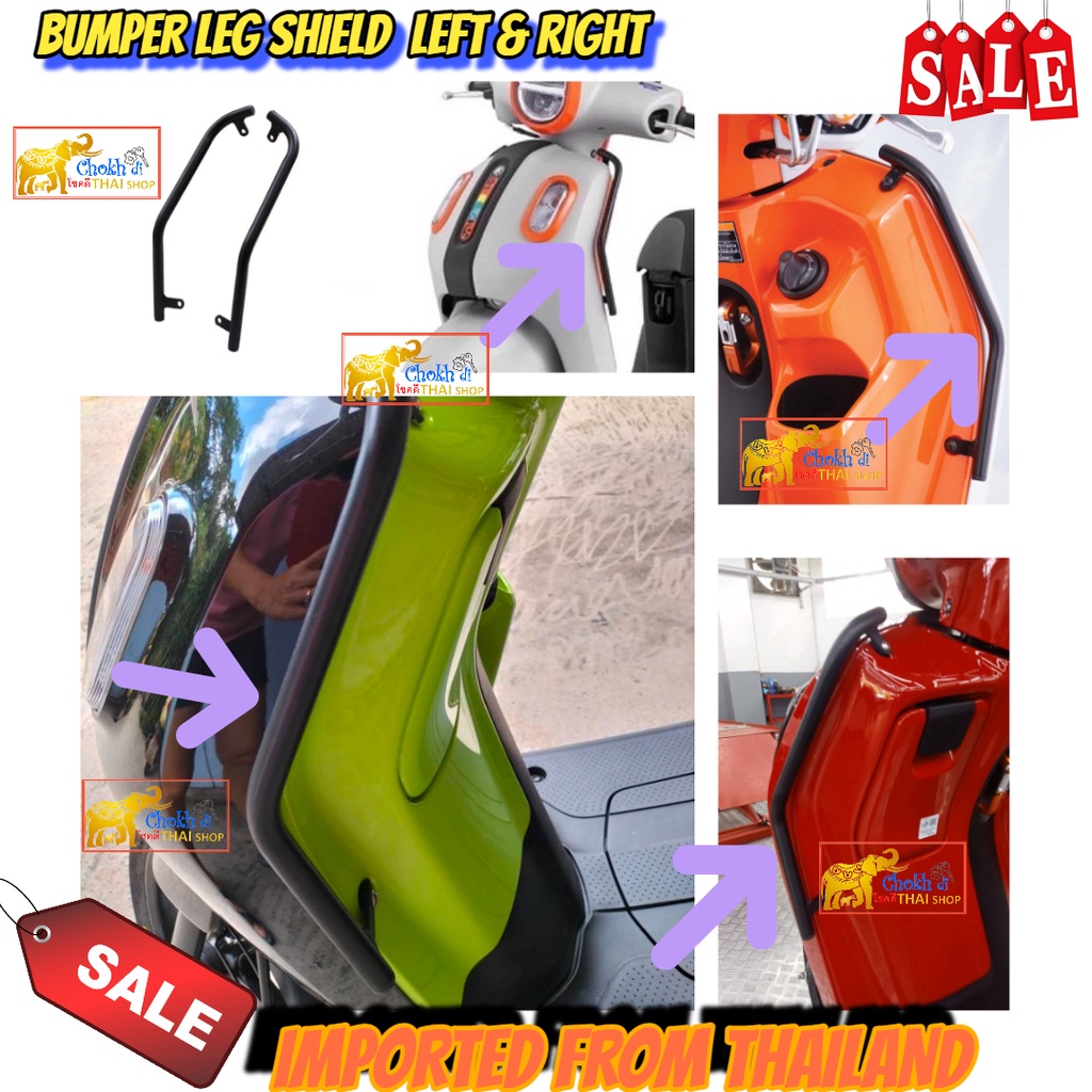 FAZZIO BUMPER LEG SHIELD BLACK / BKF-SF831-M3 / MIO FAZZIO BUMPER LEG ...