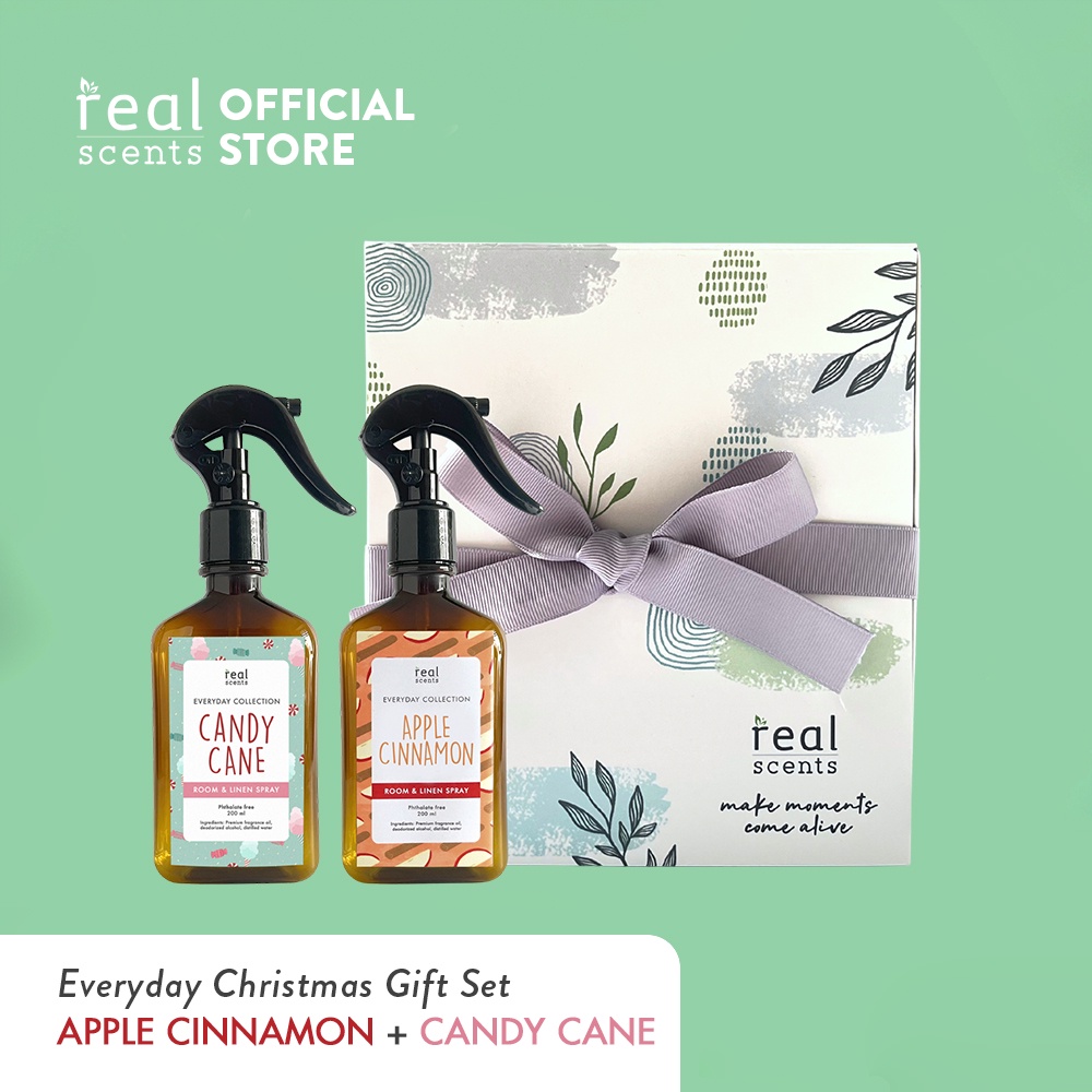Real Scents Everyday Christmas Gift Set Room And Linen Spray | Shopee ...