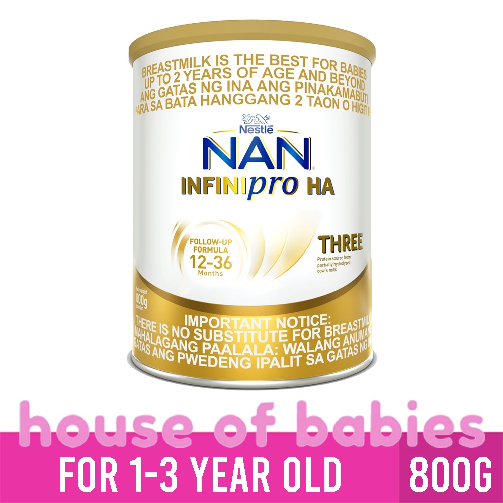 NAN INFINIPRO HA Three 1-3 Years Old 800g | Shopee Philippines