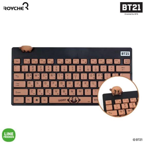 Official BT21 Wireless Keyboard - Shooky (BTS) | Shopee Philippines