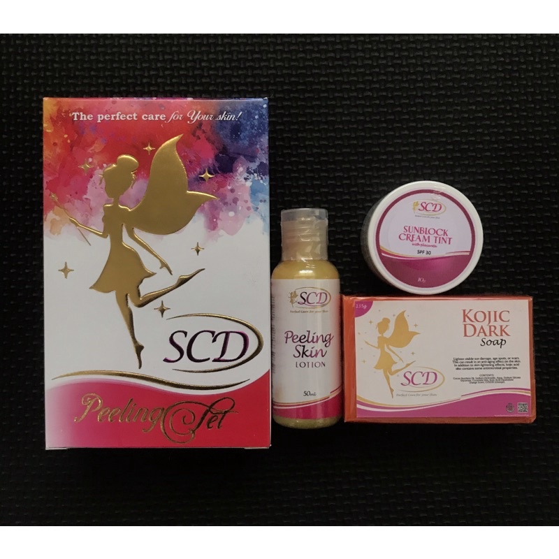 SCD PEELING SKIN LOTION SET 50ML Legit Original Authenic | Shopee ...