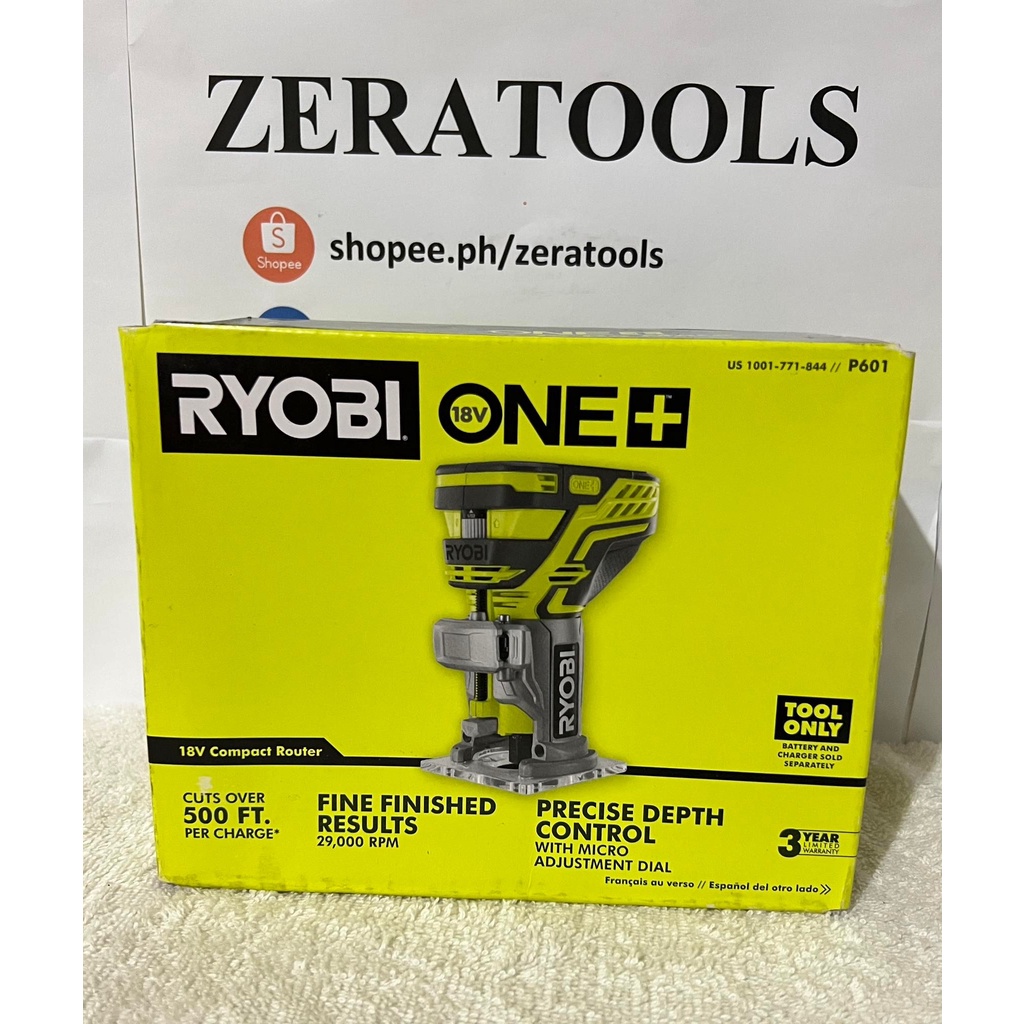 RYOBI ONE+ 18 Volt Fixed Base Trim Router | Shopee Philippines